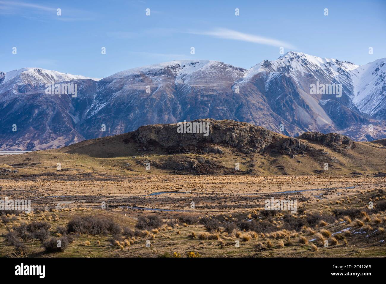 Mount sunday new zealand hi-res stock photography and images - Alamy