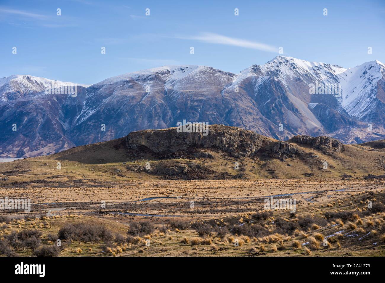 Mt sunday edoras lord of the rings location hi-res stock photography ...