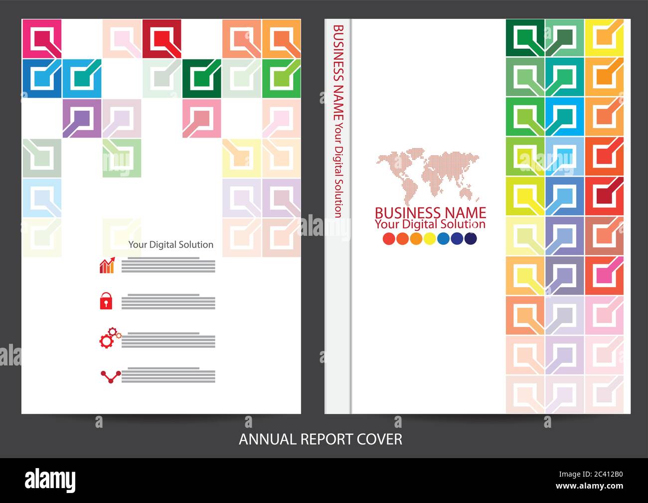 Annual report cover Business design Stock Vector Image & Art - Alamy
