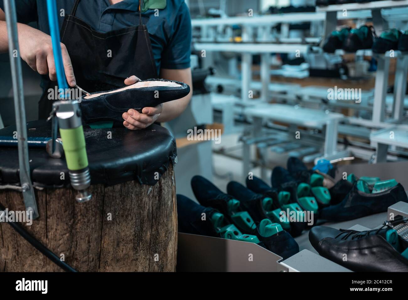 Fashion production factory conveyor hi-res stock photography and images ...