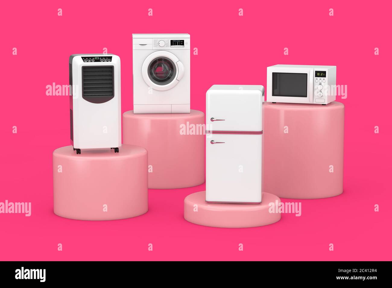 Mobile Conditioner Cooler, Washing Machine, Refrigerator and Microwave ...