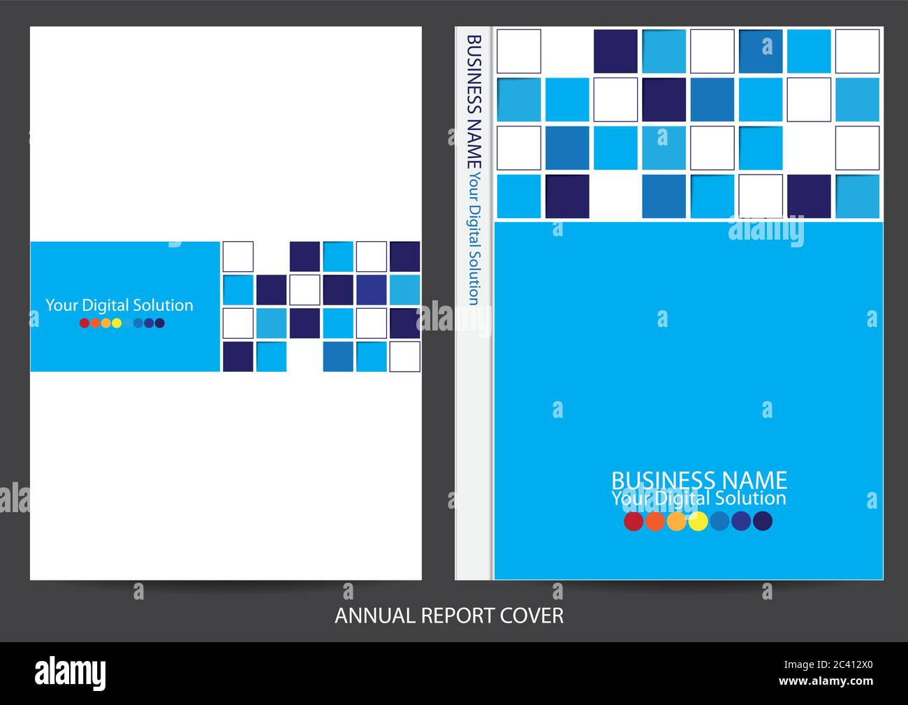 Annual report cover Business design Stock Vector Image & Art - Alamy