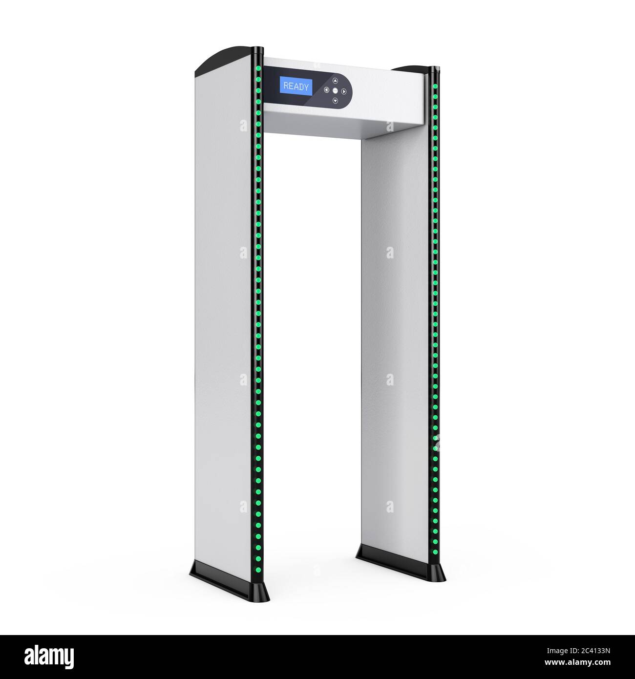 Safe Security Walkthrough Gates With Metal Detectors on a white ...