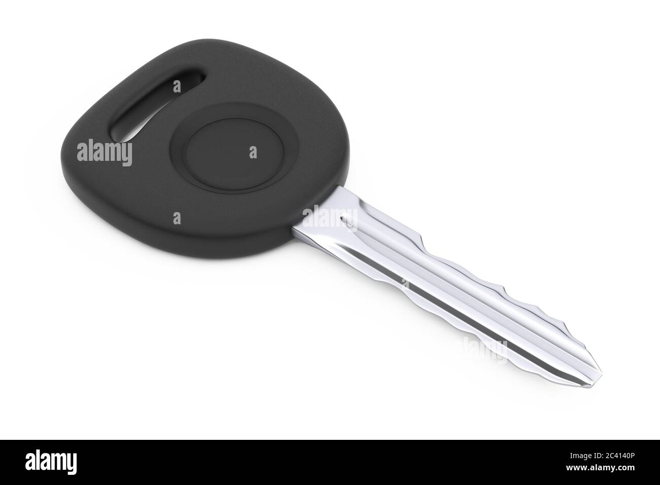 Modern Car Key on a white background. 3d Rendering Stock Photo - Alamy