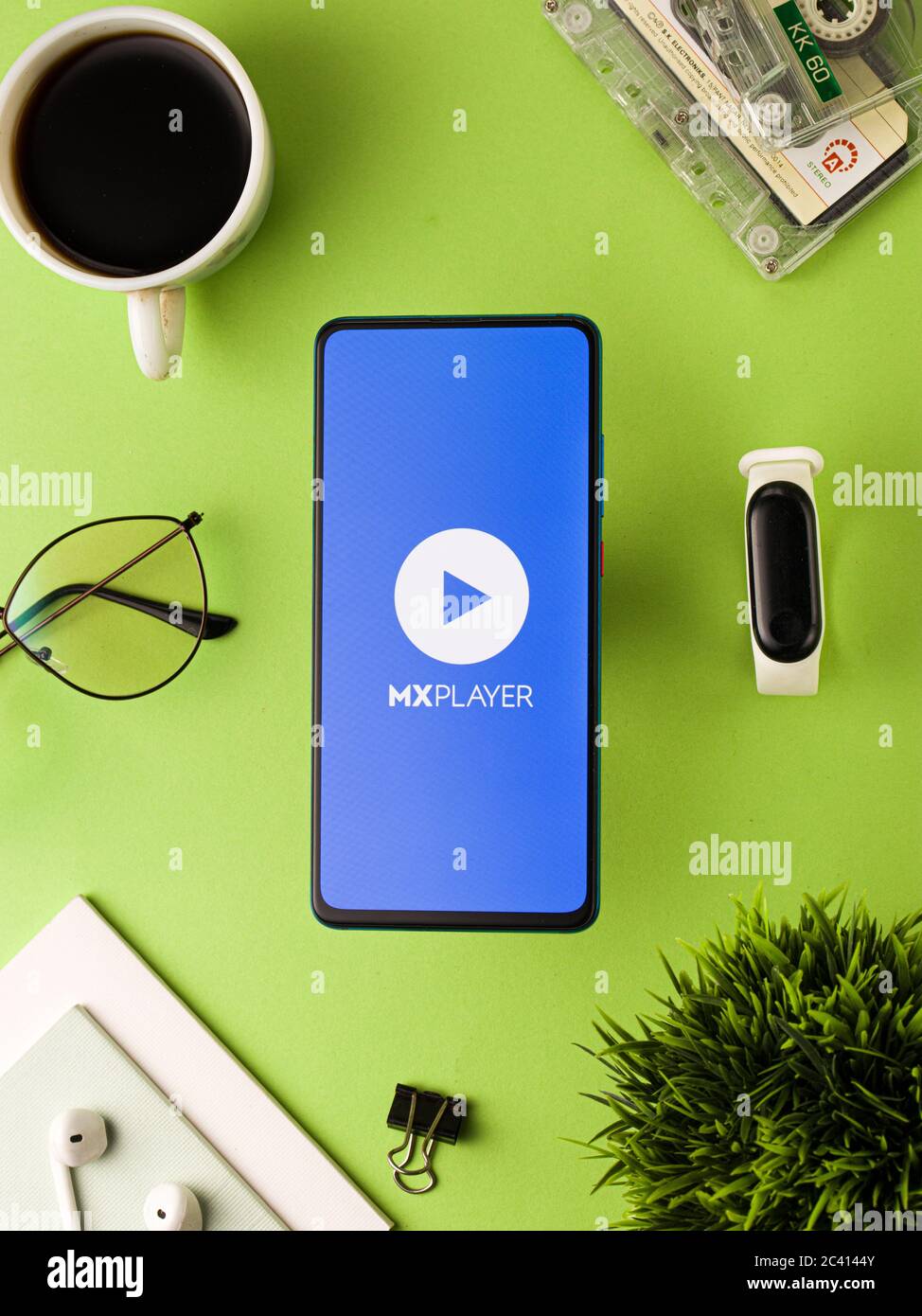 Assam, india - April 21, 2020 : MX Player mobile app logo - a video ...