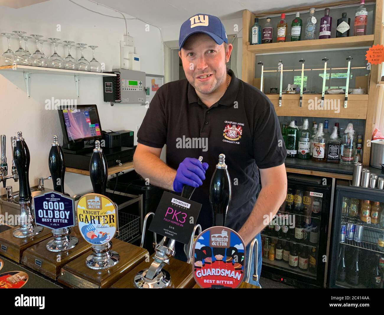 Neil Piddington, general manager of the Craufurd Arms community-owned ...