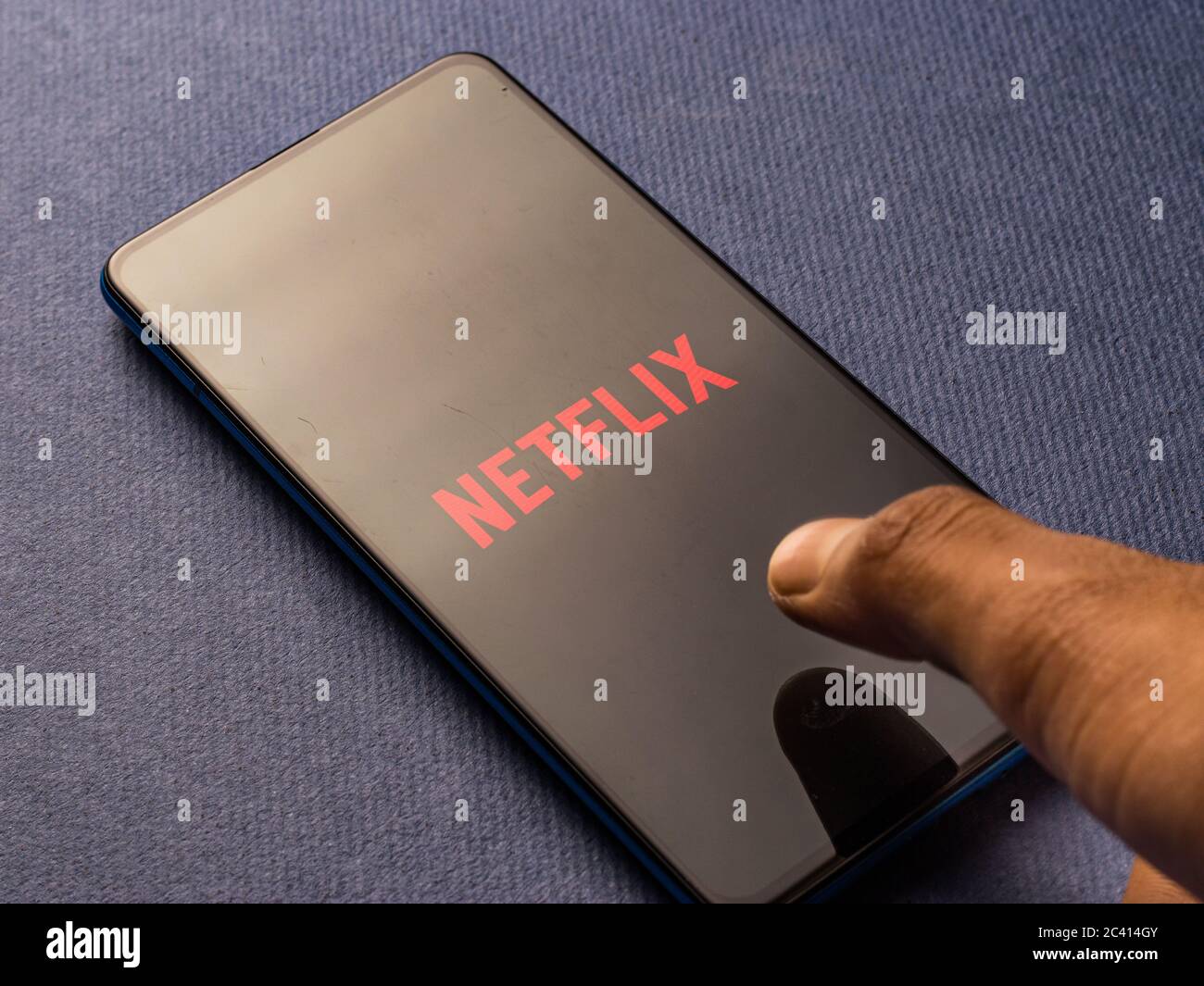 Assam, india - April 20, 2020 : Netflix , best side for films, web ...