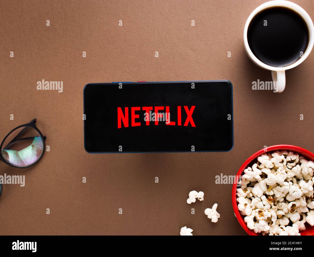 Assam, india - April 20, 2020 : Netflix , best side for films, web ...