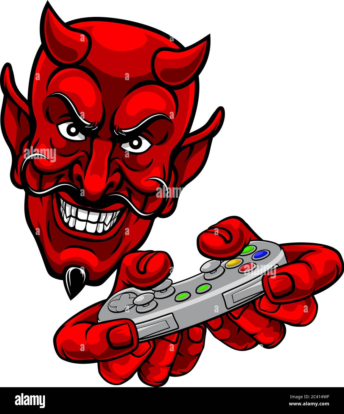 Video game controller cartoon icon hi-res stock photography and images ...