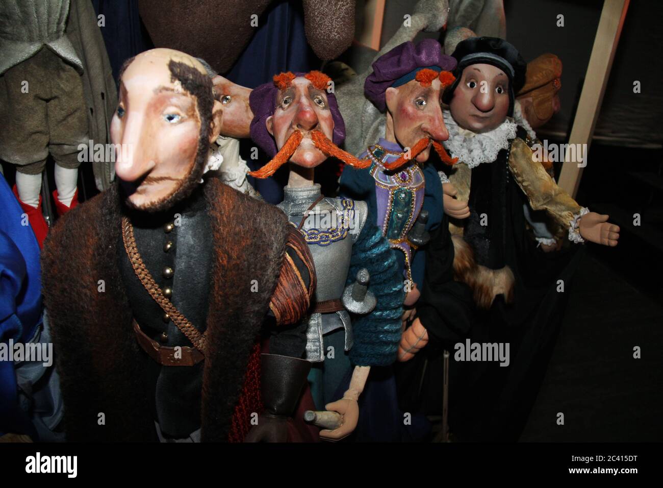 Russia, Moscow. Sergey Obraztsov Puppet Theatre. Rehearsal of the ...