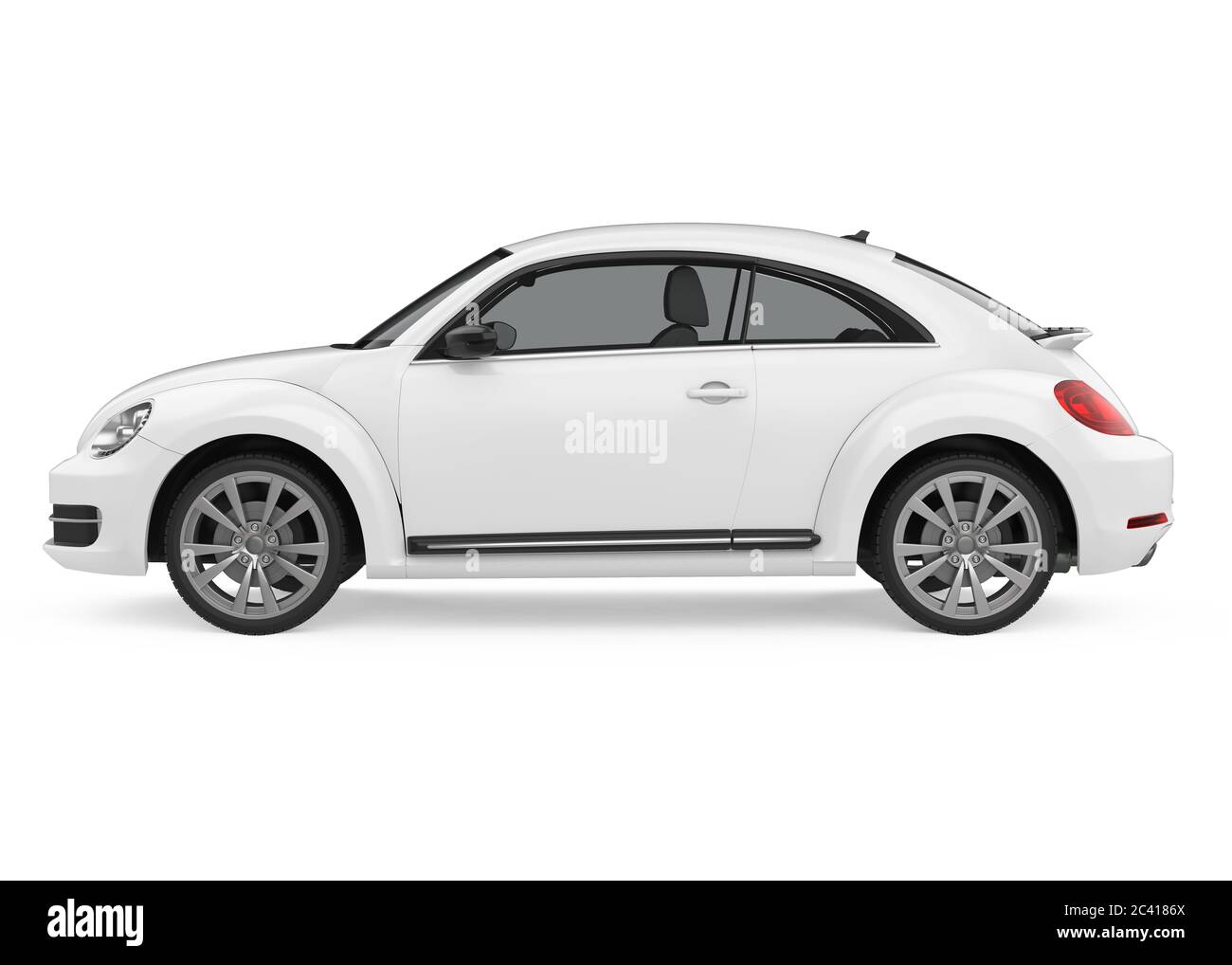 Compact Car Isolated Stock Photo - Alamy