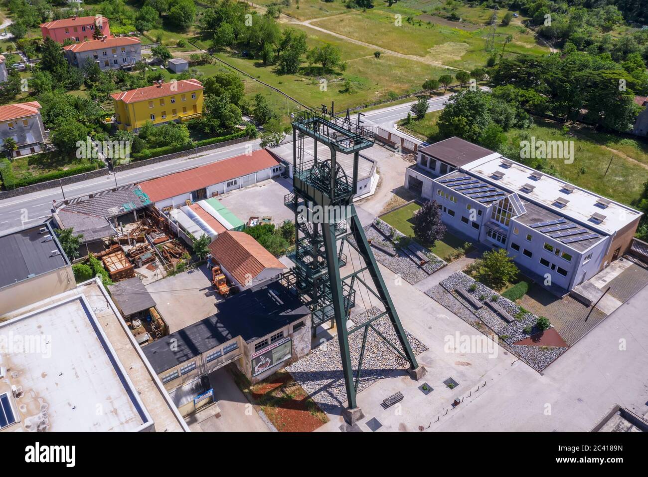 Mining elevator hi-res stock photography and images - Alamy