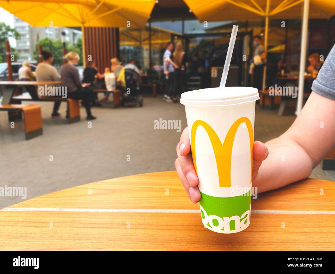 Man drinking coca cola hi-res stock photography and images - Alamy
