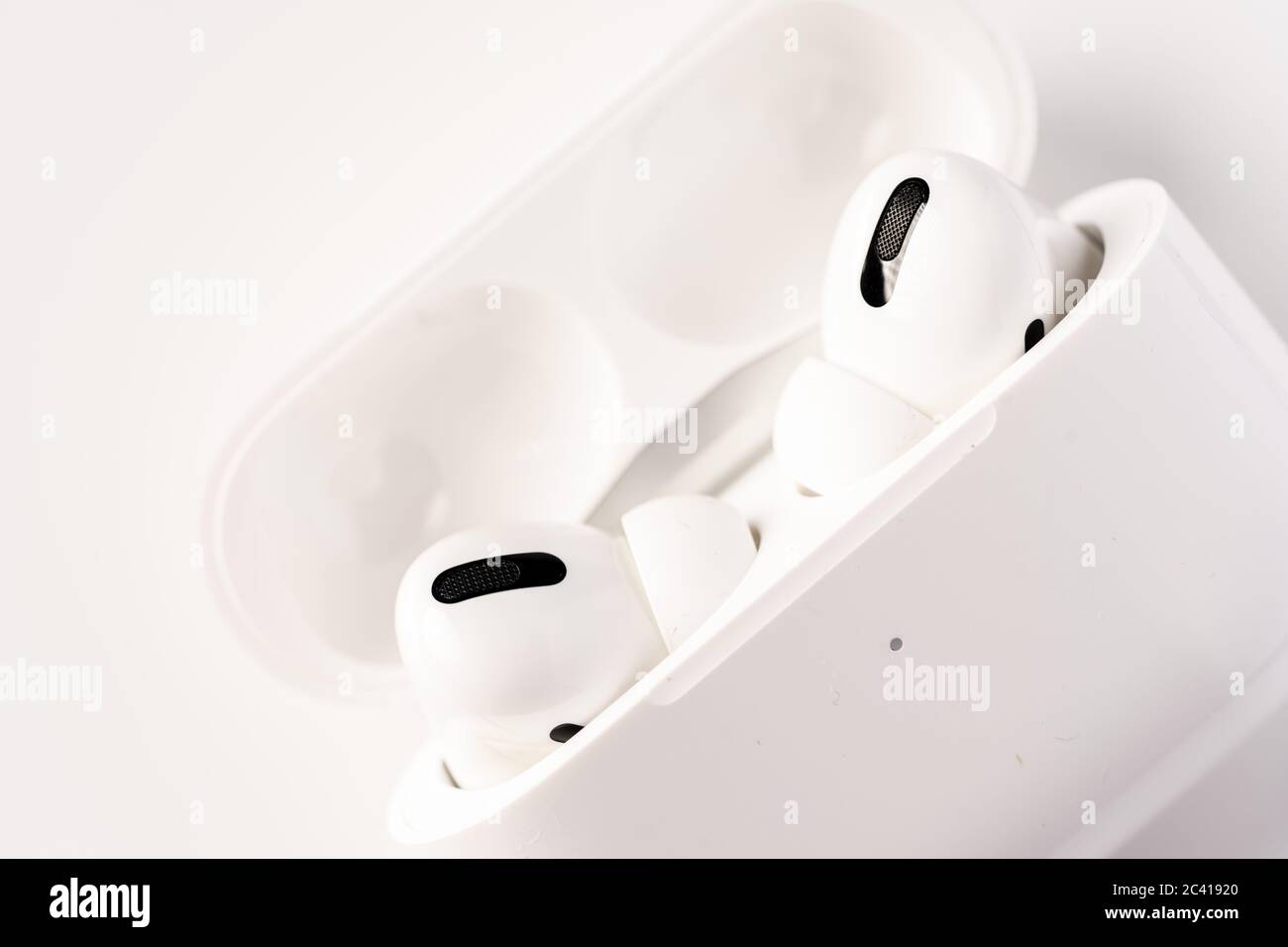 White airpod case hi-res stock photography and images - Alamy