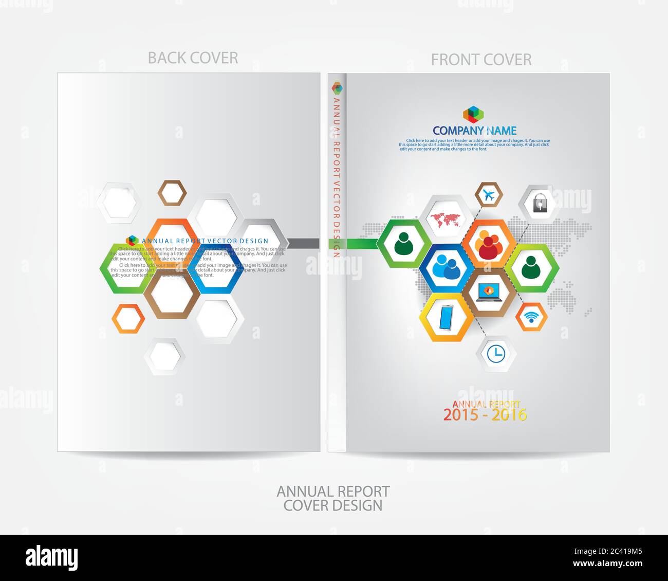 Annual report cover Business design Stock Vector Image & Art - Alamy