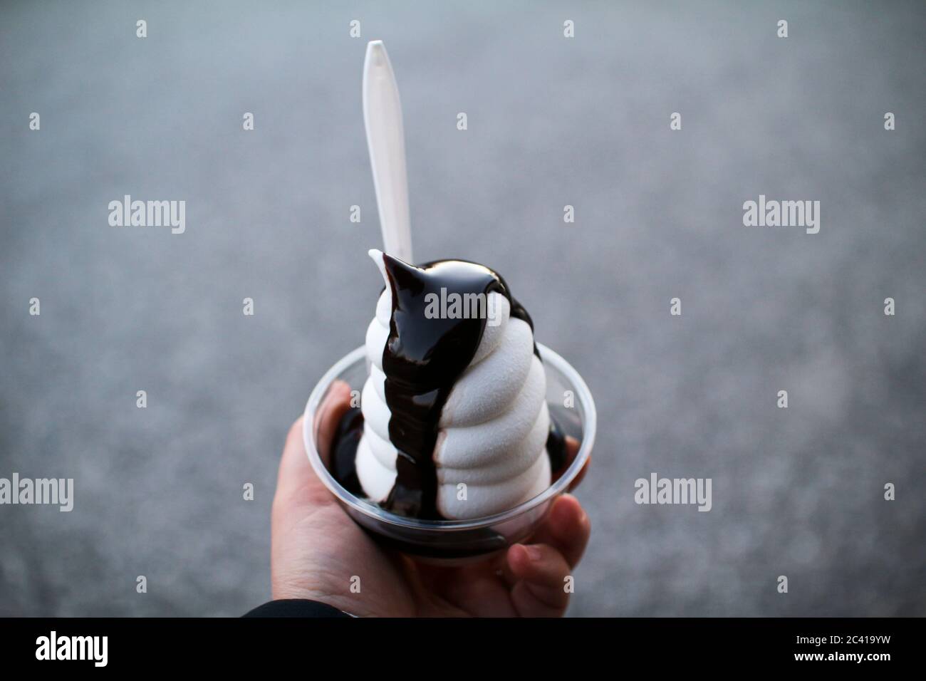 Soft serve in a cup hi-res stock photography and images - Alamy