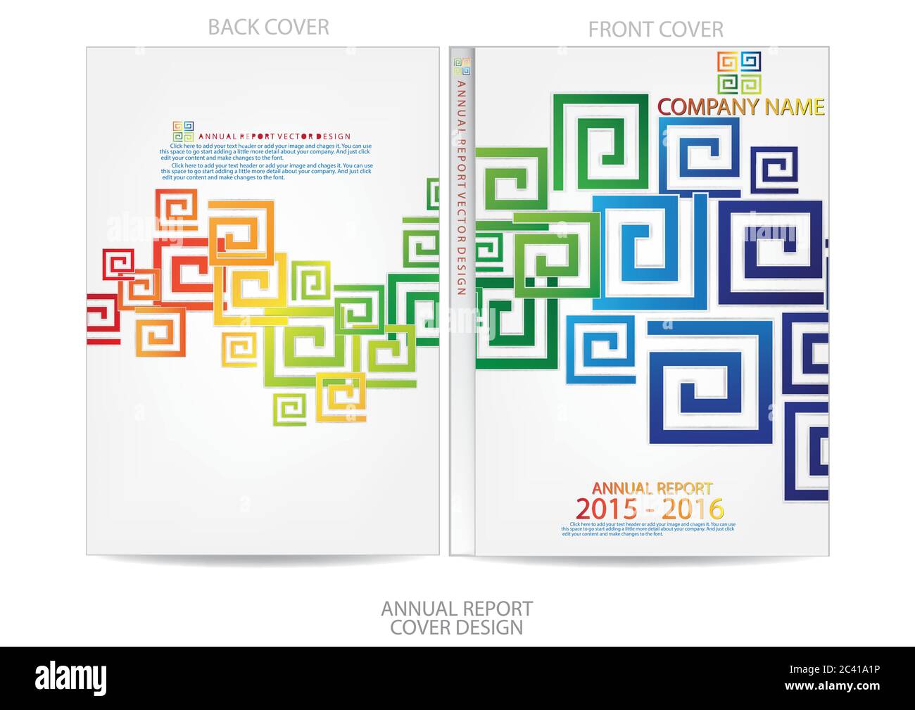 Annual report cover Business design Stock Vector Image & Art - Alamy