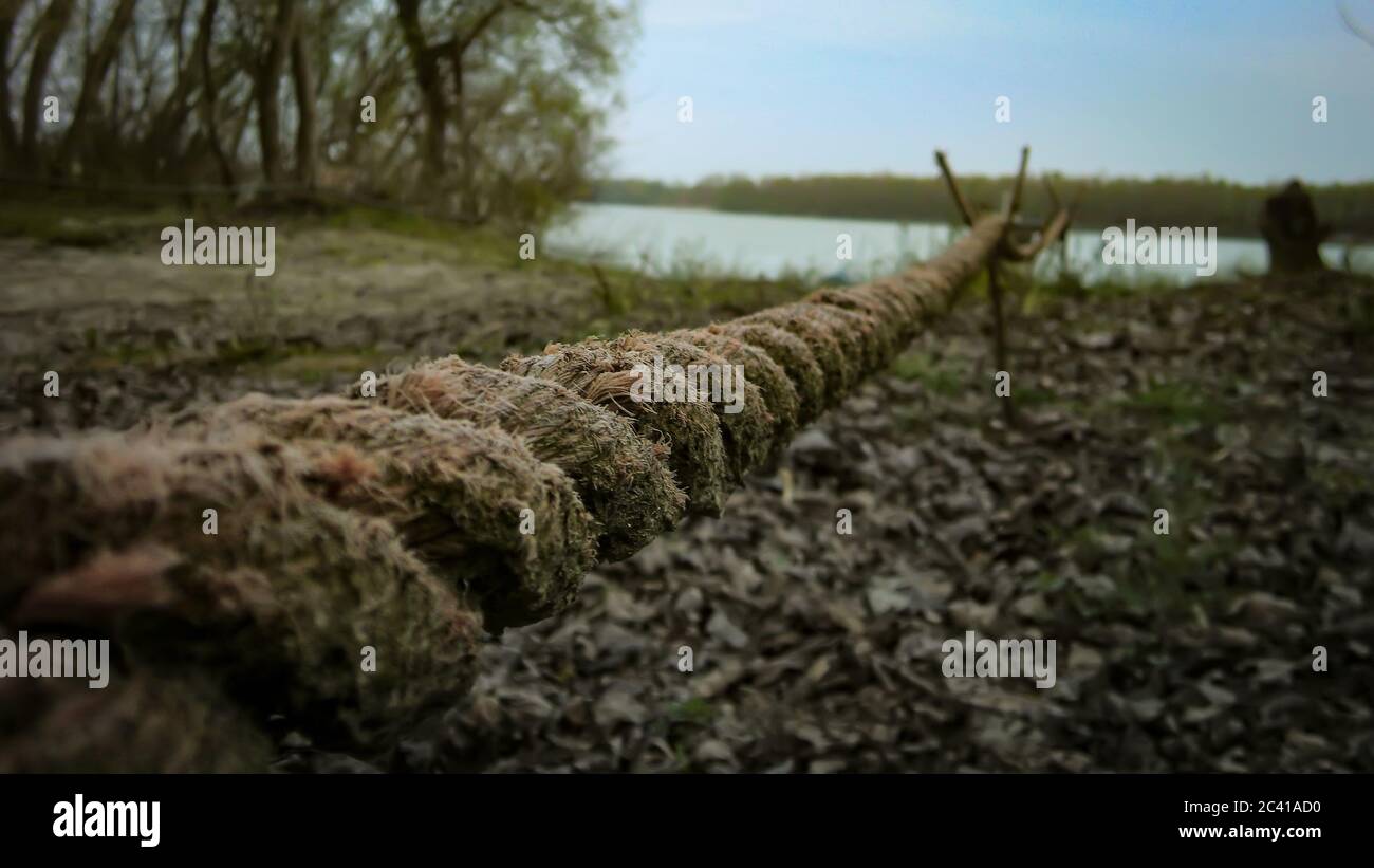 Vector rope circle hi-res stock photography and images - Alamy