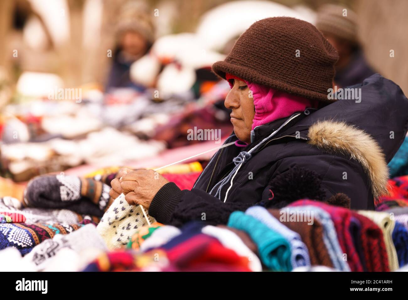 Inca weaving tradition hi-res stock photography and images - Alamy