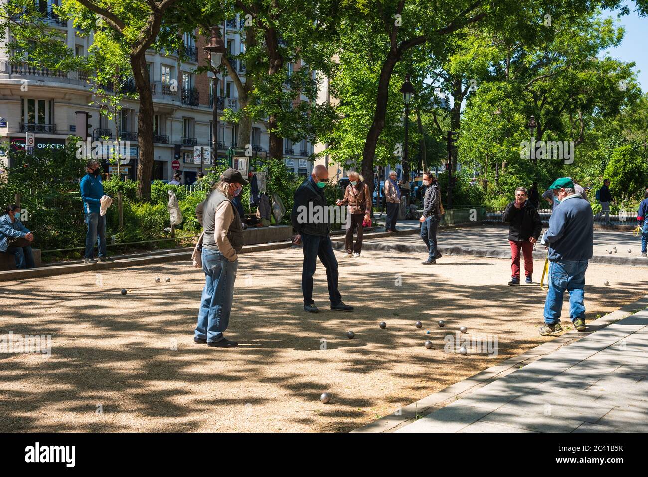 Petanque paris hi-res stock photography and images - Alamy
