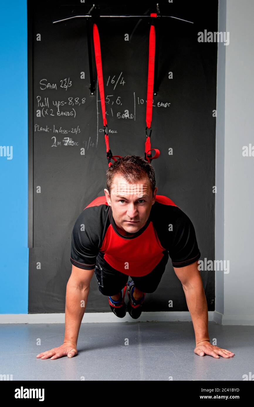 Professional personal trainer showing hi-res stock photography and ...