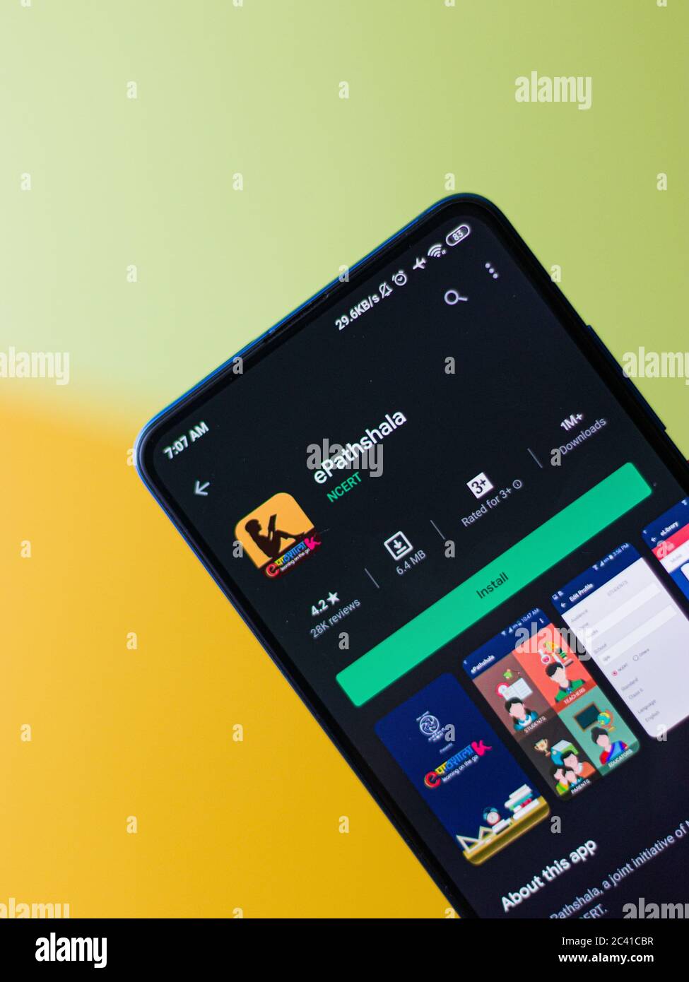 Assam, india - April 20, 2020 : ePathshala, a online learning app by ...