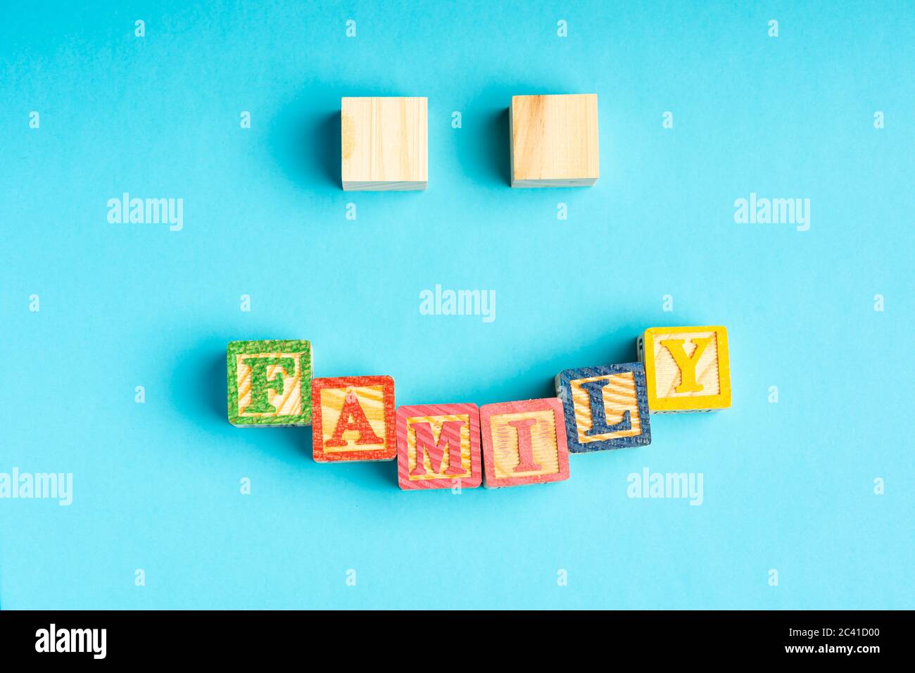 “FAMILY” wordings on wooden blocks, happy family concept Stock Photo ...