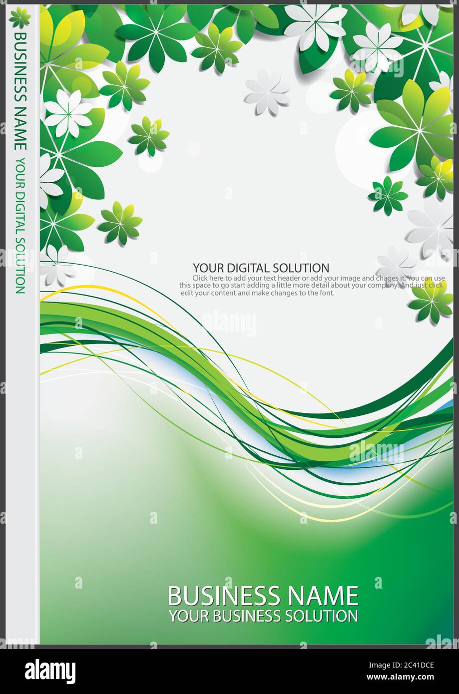 Report cover Business background design Stock Vector Image & Art - Alamy