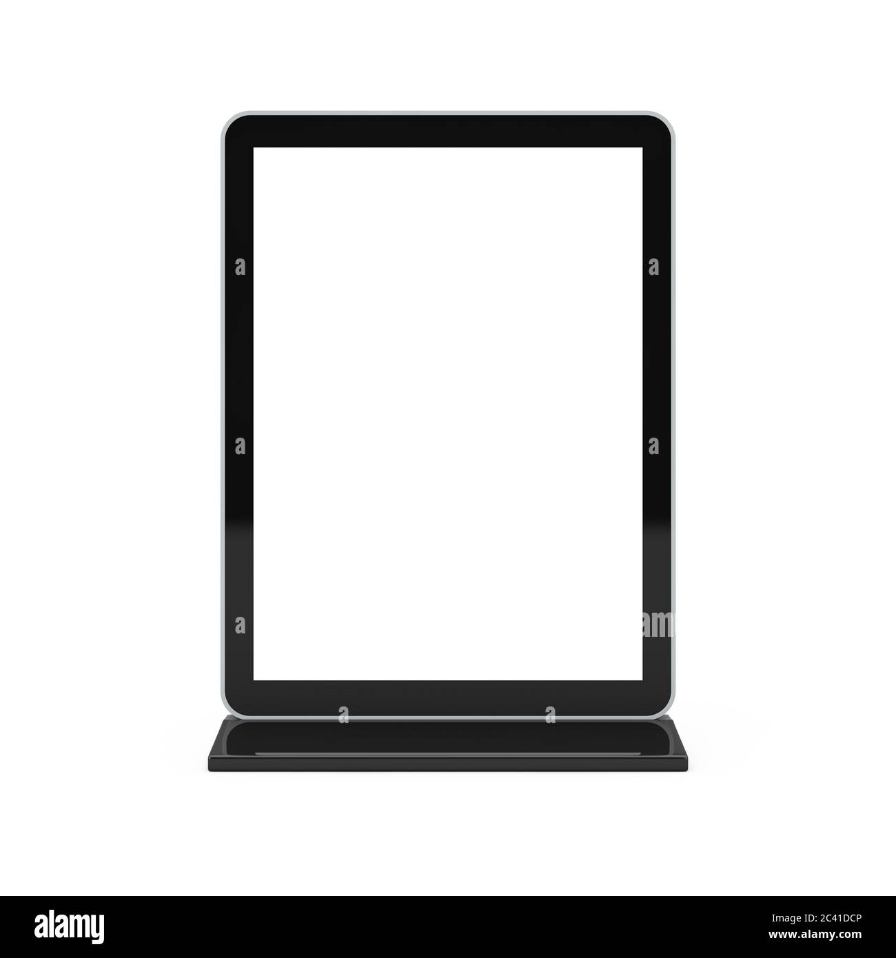 Blank Trade Show LCD Screen Stand as Template for Your Design on a ...