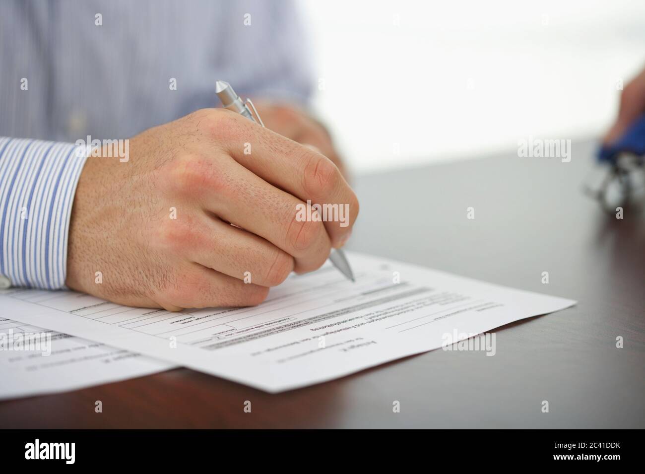 Hand lettered documents Stock Photo - Alamy