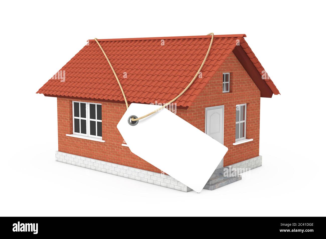 Real Estate Concept. Blank Label Tag with Empty Space for Your Design ...