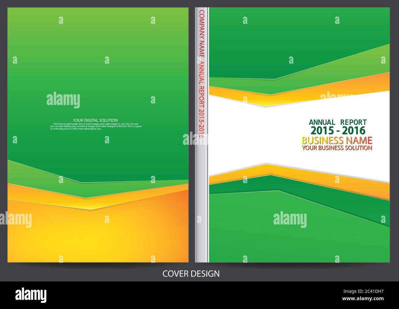 Report cover Business background design Stock Vector Image & Art - Alamy