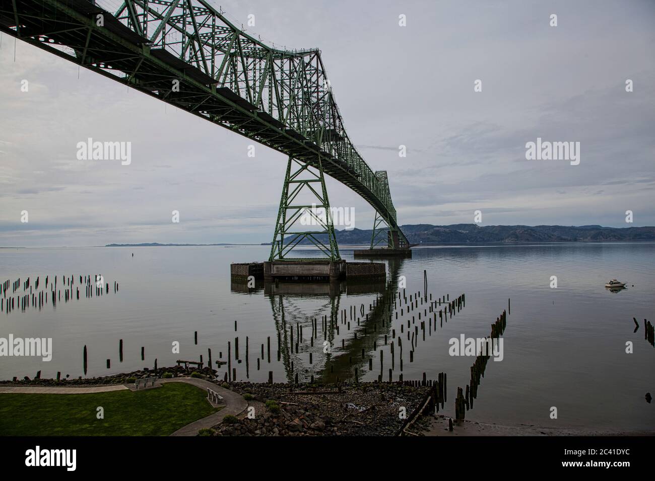 Astoria–Megler Bridge across the Columbia River Stock Photo - Alamy