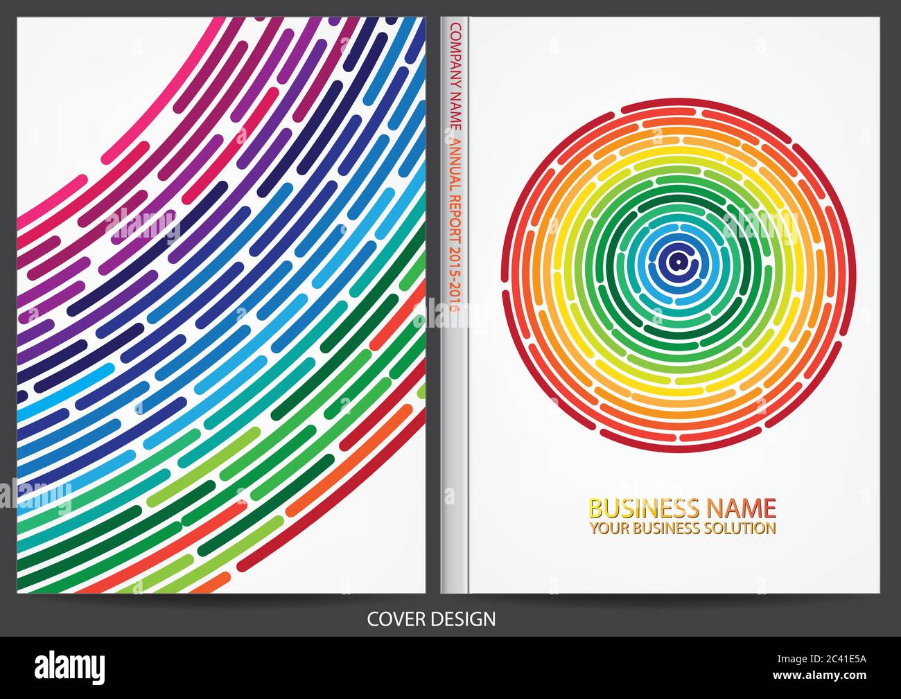 Report cover Business background design Stock Vector Image & Art - Alamy