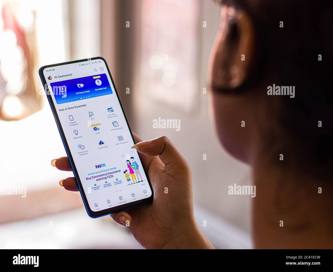 Paytm transactions hi-res stock photography and images - Alamy