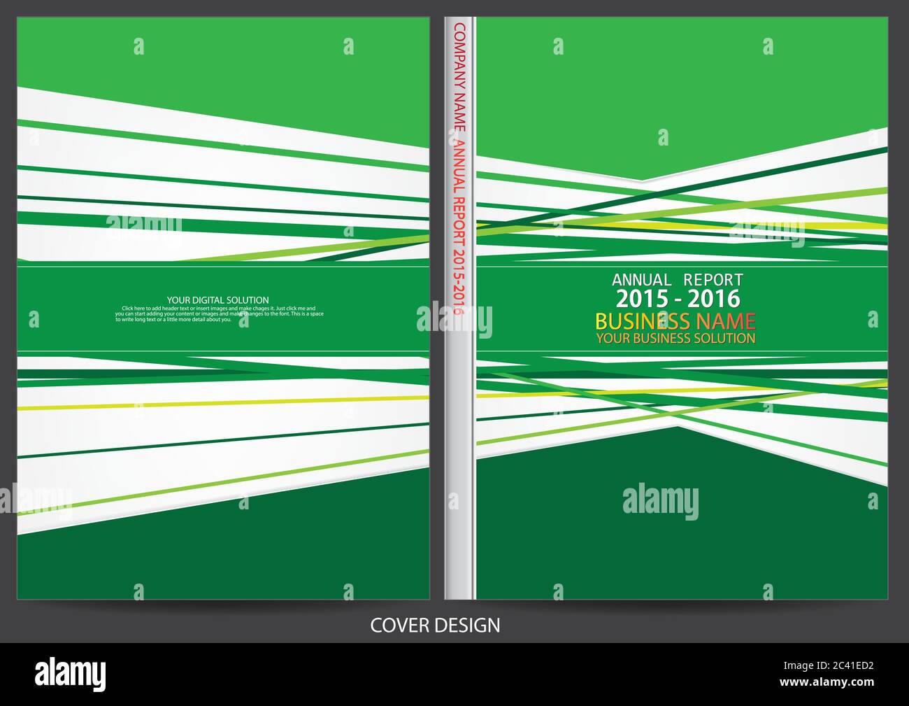 Report cover Business background design Stock Vector Image & Art - Alamy