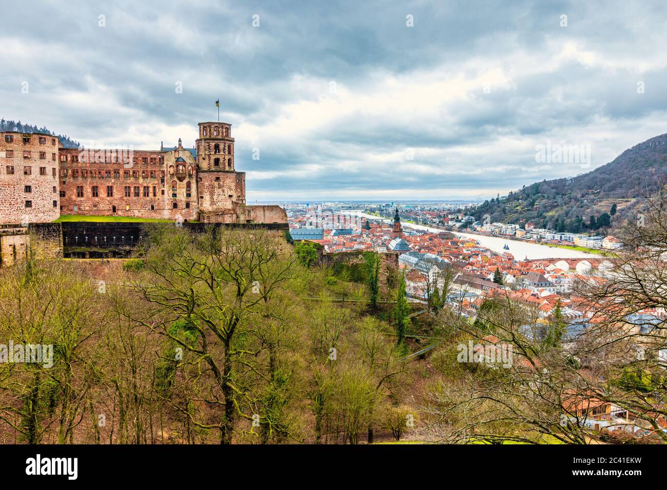Heidelberger castle panorama hi-res stock photography and images - Alamy