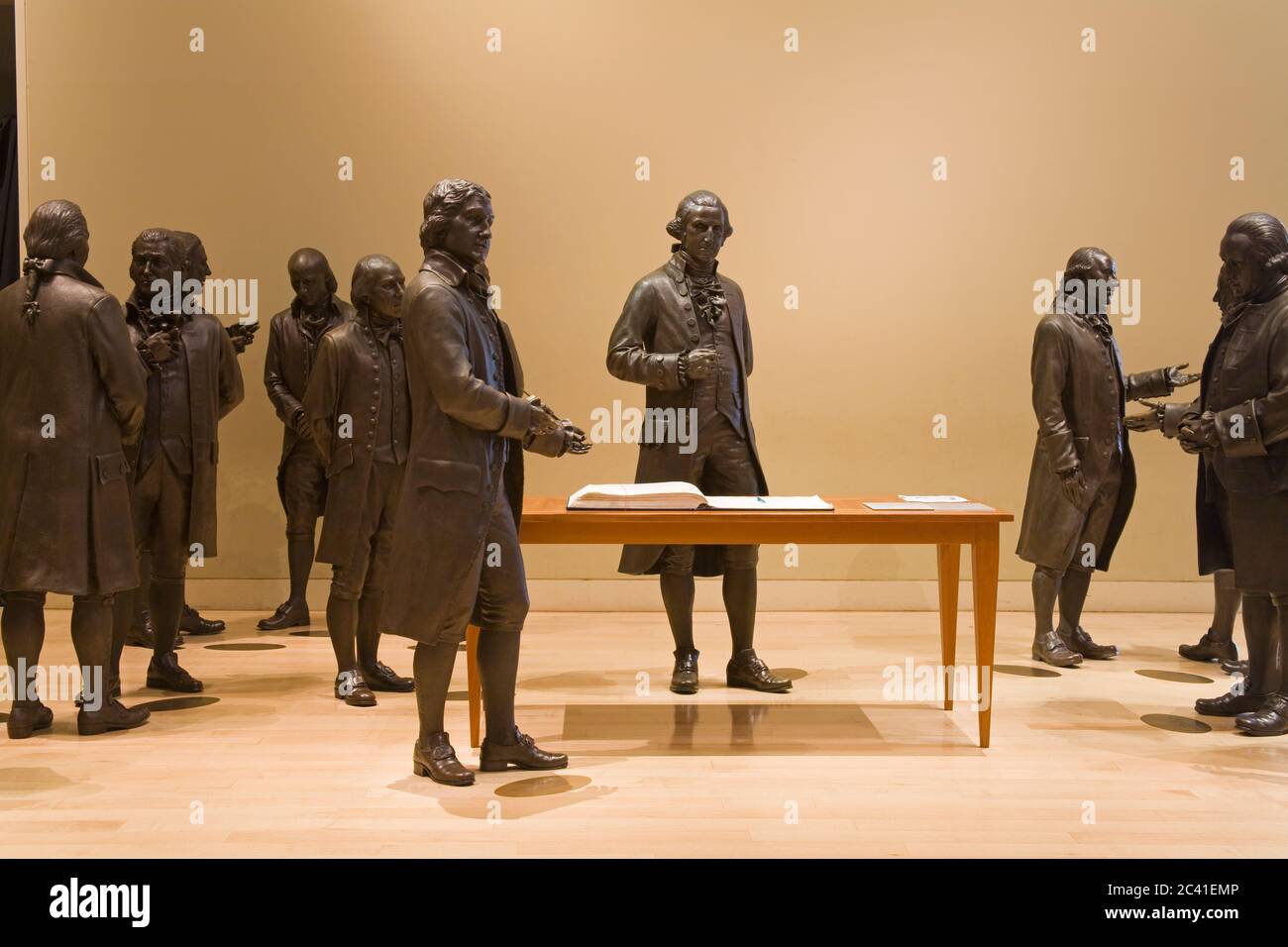 Hall of Statues in National Constitution Center, Philadelphia ...