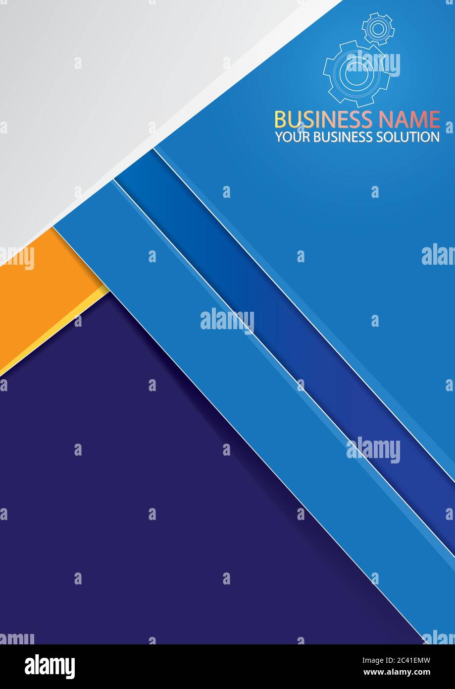 Business report cover for your design Stock Vector Image & Art - Alamy