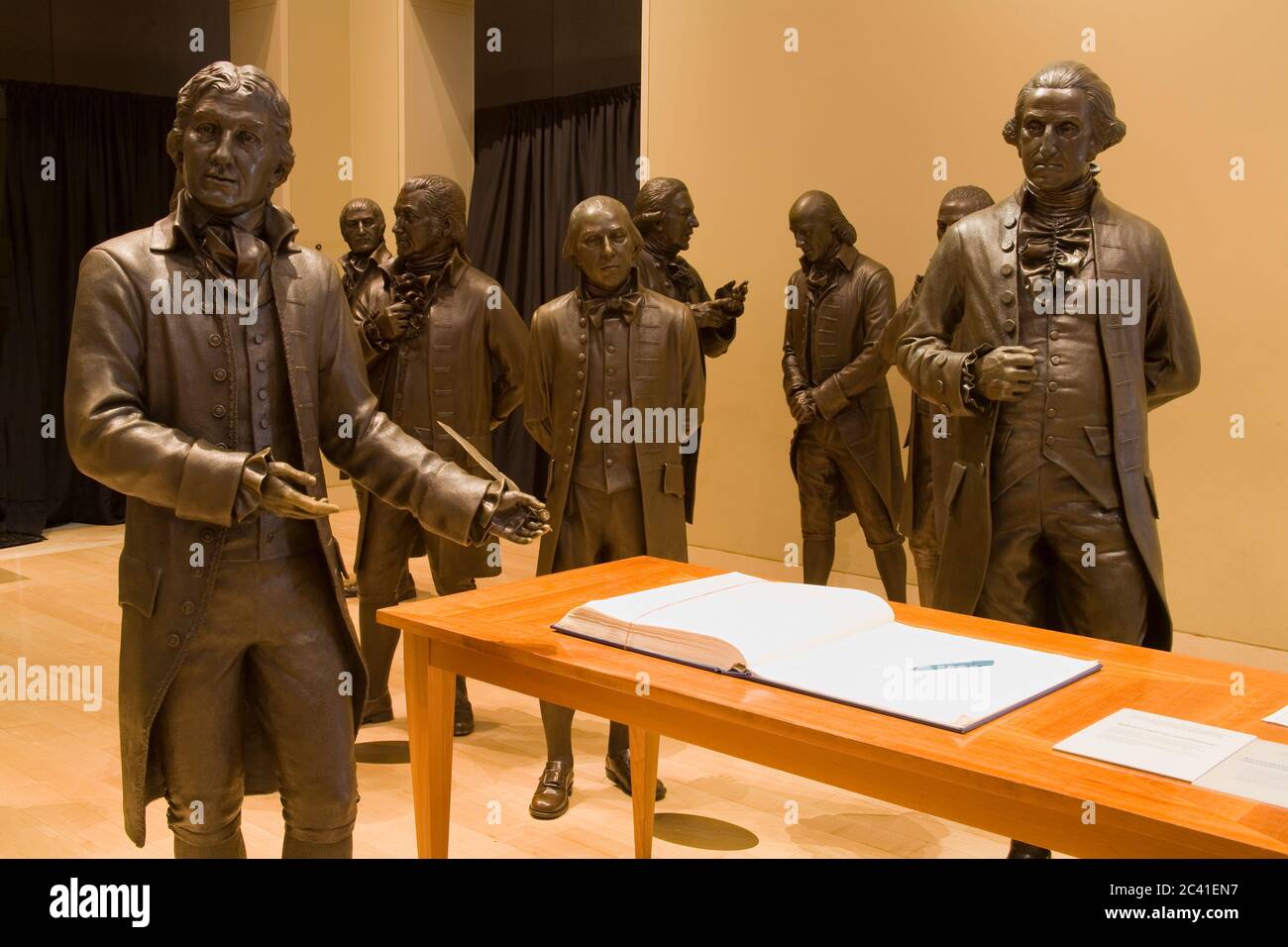 Hall of Statues in National Constitution Center, Philadelphia ...