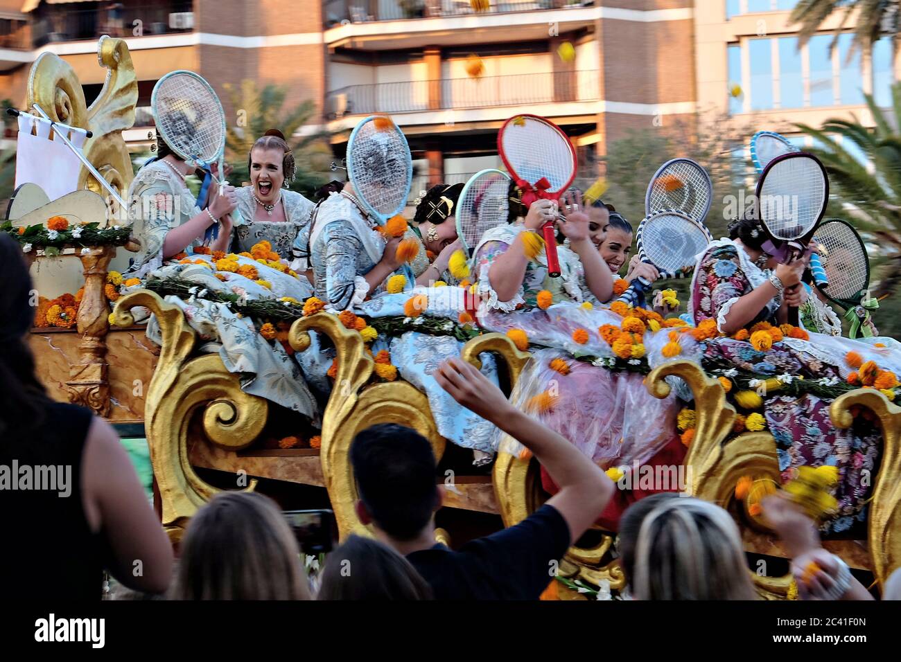 Battle of flowers parade hi-res stock photography and images - Alamy