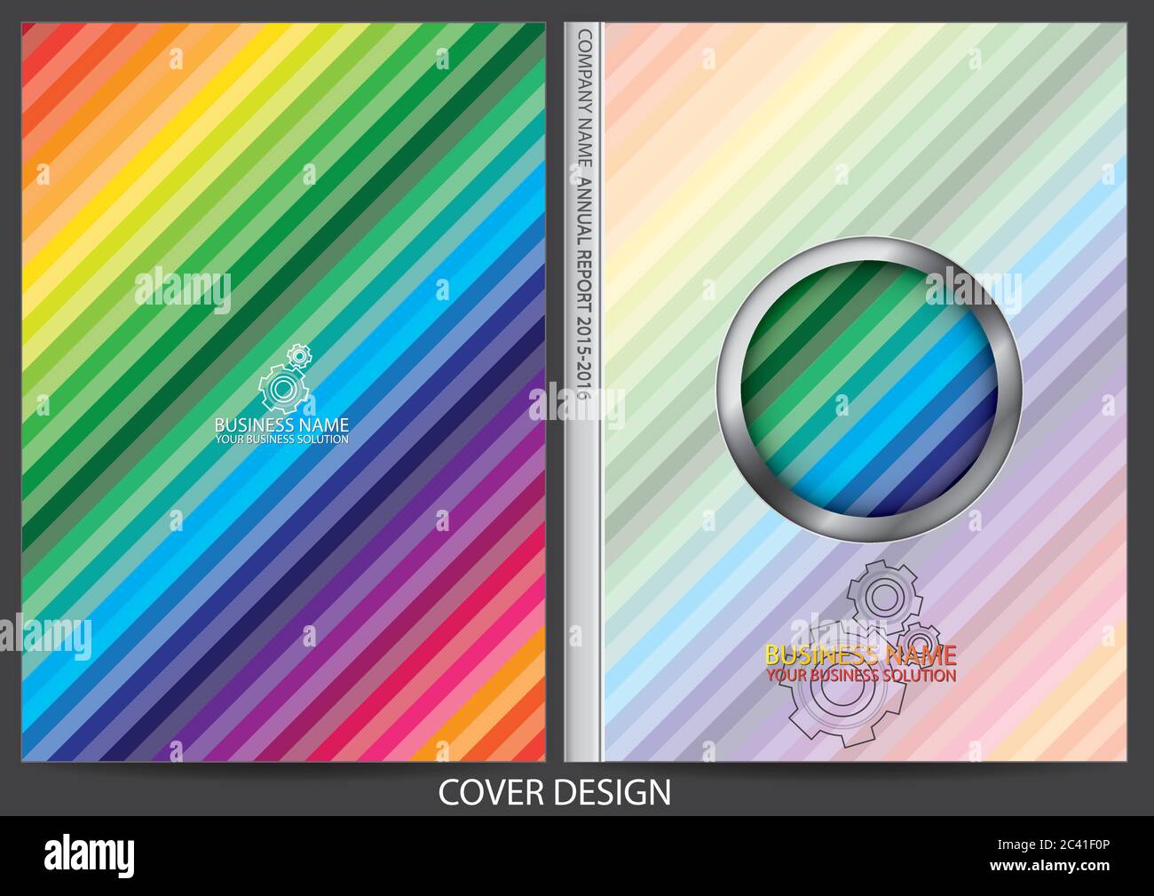 Business report cover for your design Stock Vector Image & Art - Alamy