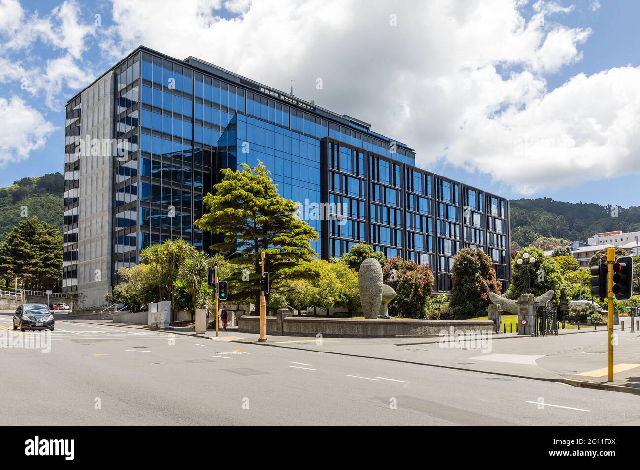 Wellington, New Zealand: The new Defence House, opened in October 2019 ...