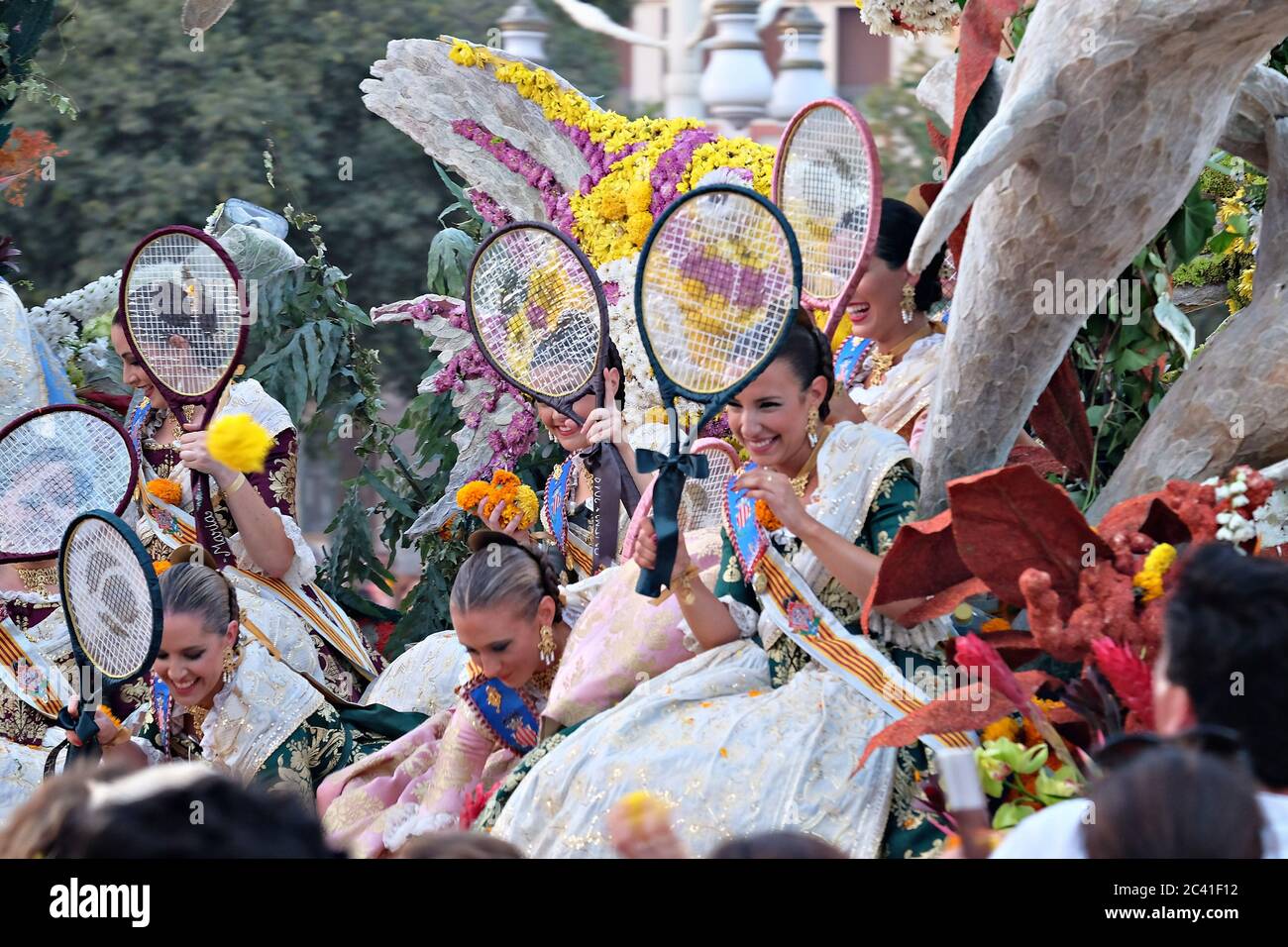 Battle of flowers parade hi-res stock photography and images - Alamy
