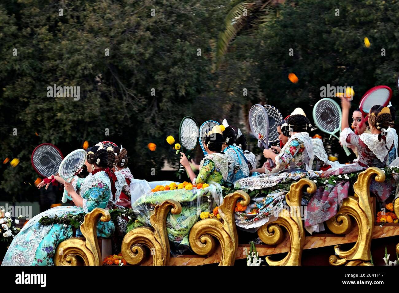 Battle of flowers parade hi-res stock photography and images - Alamy