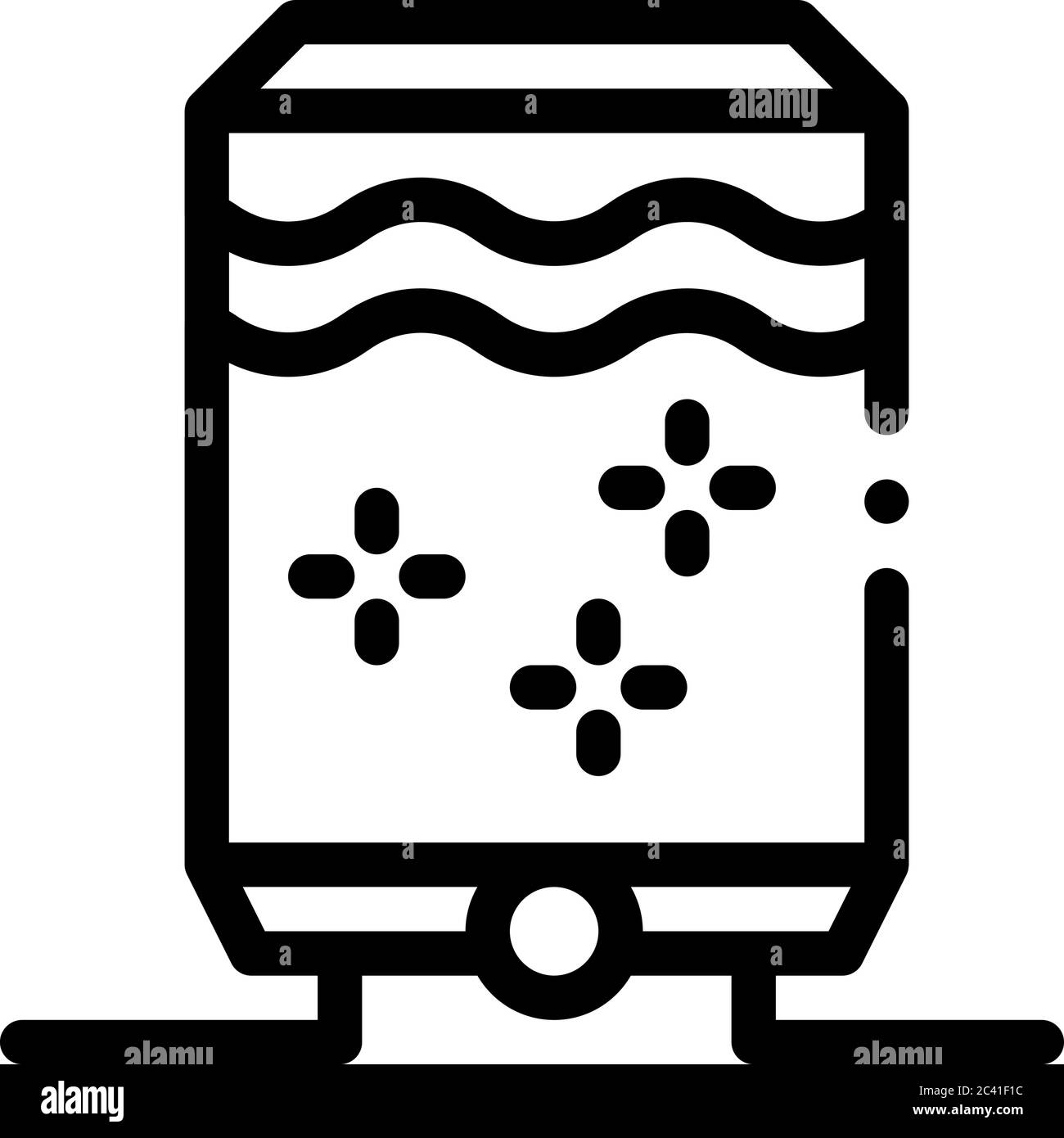 juice concentrate tank icon vector outline illustration Stock Vector ...