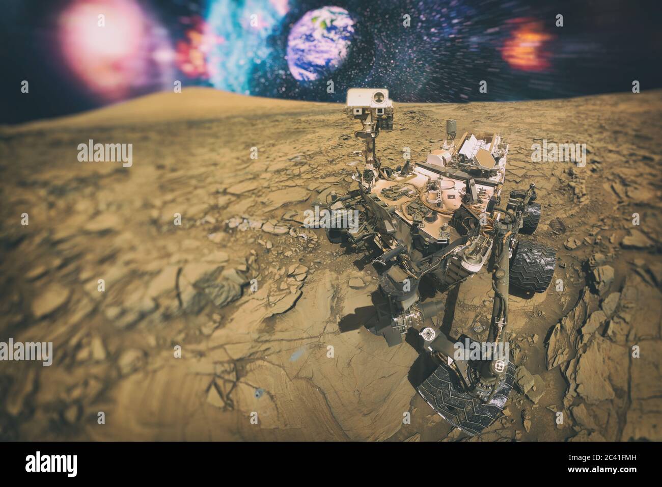 Curiosity Rover From Earth