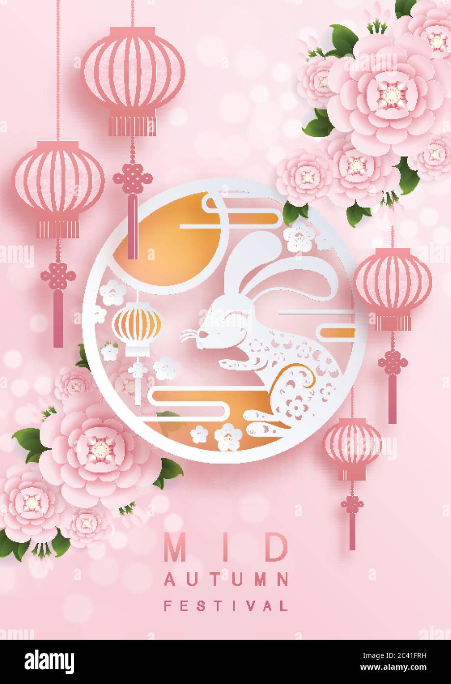 2021 autumn moon festival Stock Vector Images - Alamy