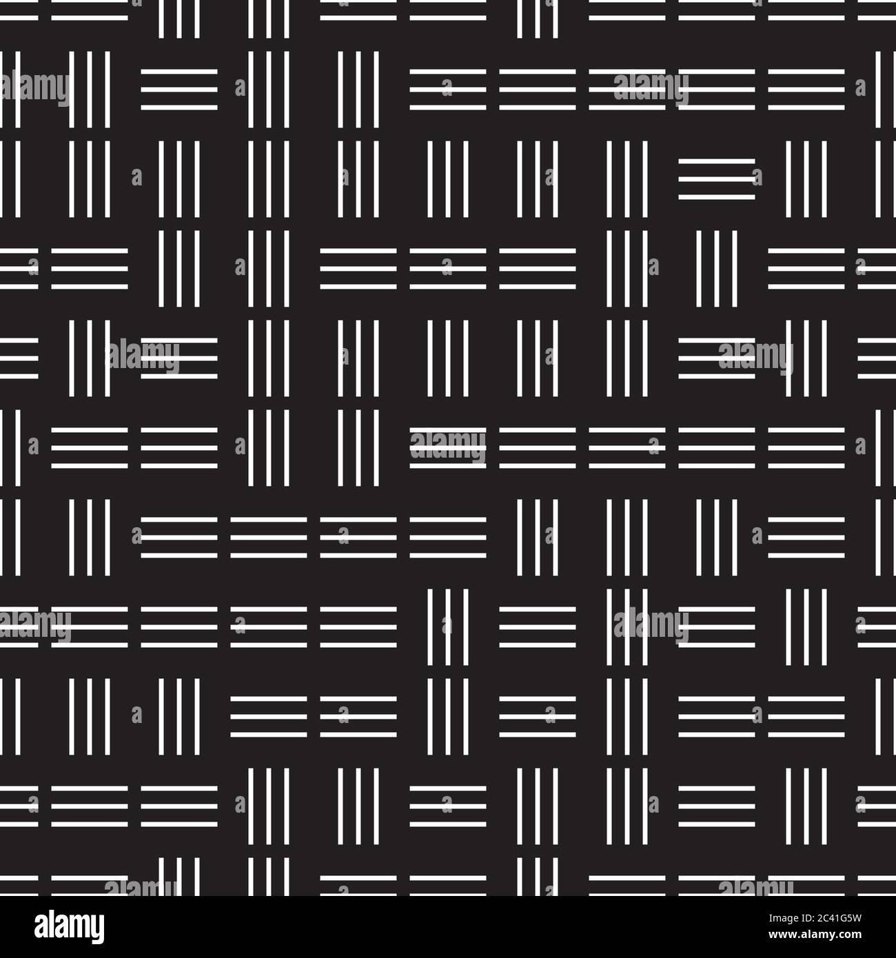 Seamless pattern with horizontal and vertical white segments Stock ...