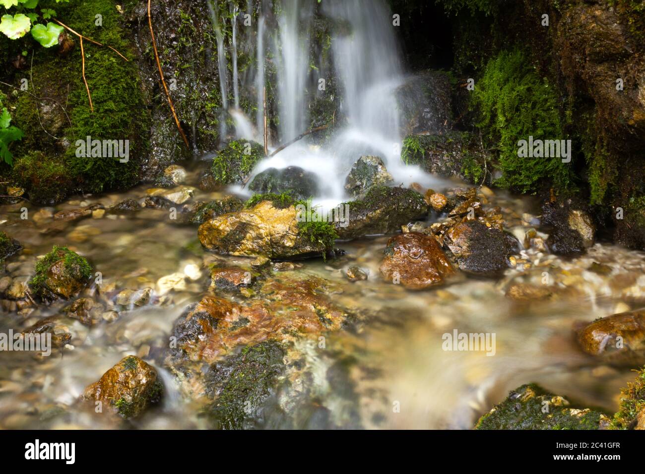 Calming waterfall hi-res stock photography and images - Alamy